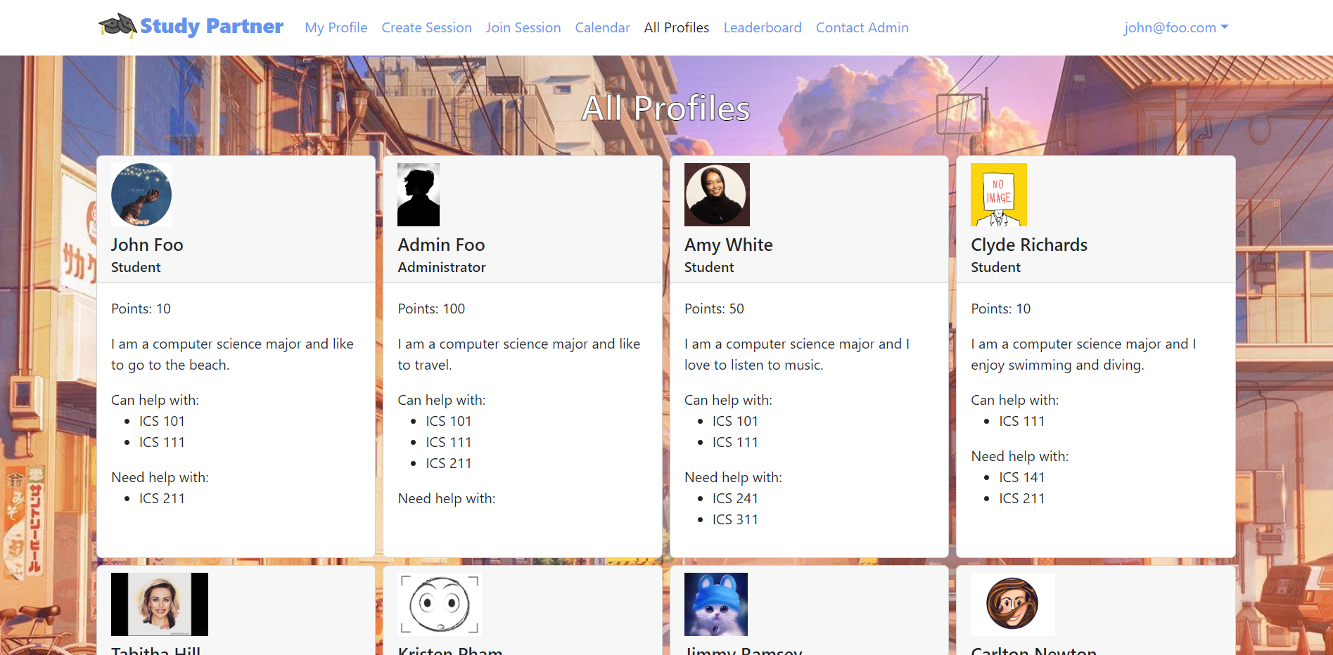 Study Partner | Zian Zeng